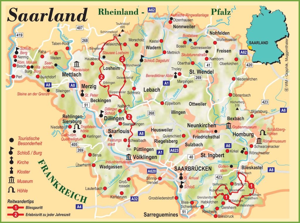 Länder del Sarre - Guía Blog Alemania